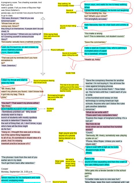 Annotation Of The Script Pdf