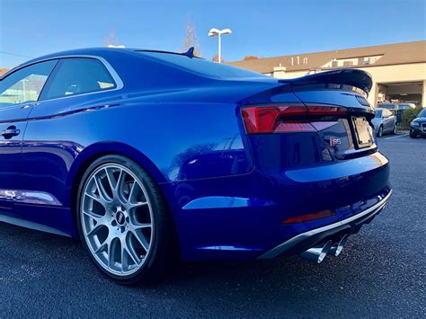 Audi S5 B9 Blue Bbs Ch R Wheel Front