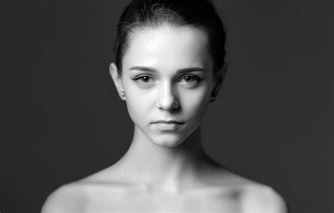 Wallpaper The Beauty Stepan Gladkov B And W Photograph For Mobile And