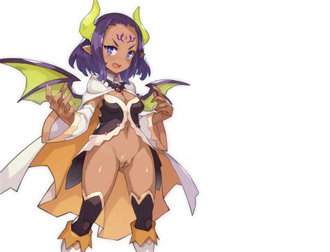 Rule 34 Blush Bottomless Cleft Of Venus Cute Demon Haitenai Petite