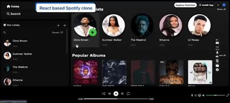 Daniel Ennis On Linkedin New Project Completed Spotify Clone Using