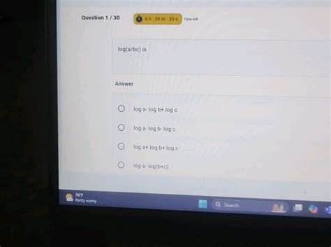 Log A Bc Is Answer Log A Log B Log C Log A Log B Log C Log A Log B Log C Log A