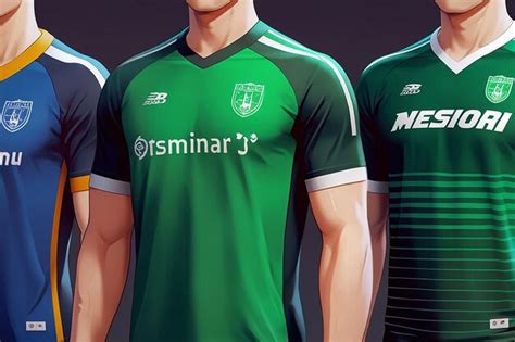 Explore A Wide Range Of Customizable Team Jerseys Premium Ai Generated Image