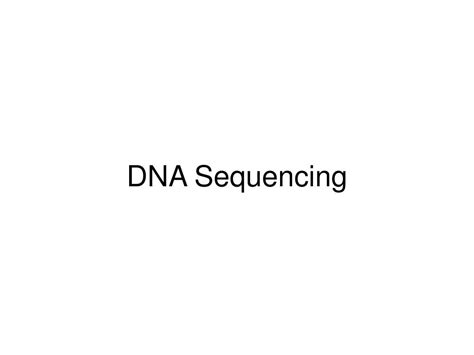 PPT Graphs And DNA Sequencing PowerPoint Presentation Free Download ID