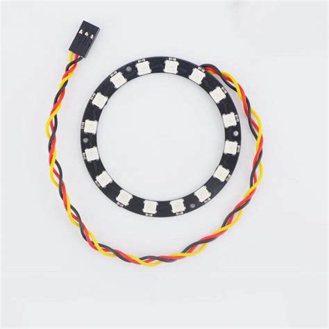 5v Round 16 Bit Rgb Light Ring Compatible With Arduino Programmable