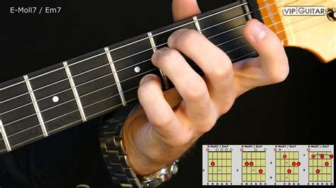 Gitarrenakkorde E Moll7 Akkord Em7 Chord Youtube