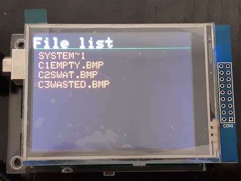 Using The Shield Tft And Its Sd Card Module • Aranacorp