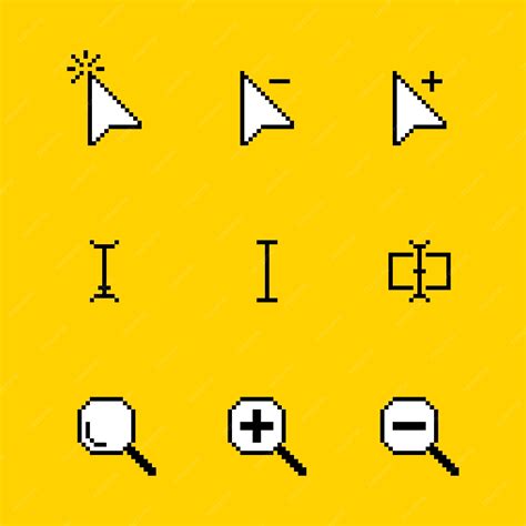 Premium Vector Flat Design Mouse Cursor Set