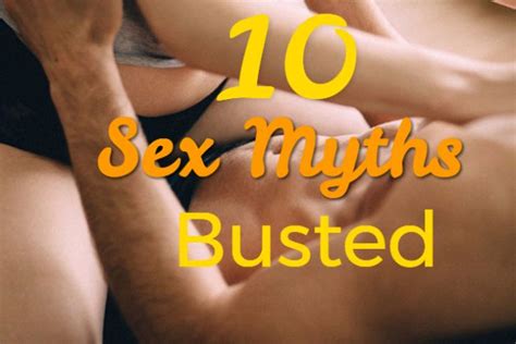 Sex Myths Can You Get Pregnant From Swallowing Sperm