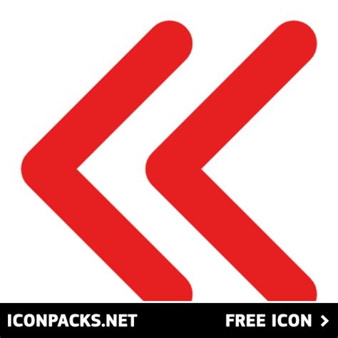 Double Arrow Left Icon