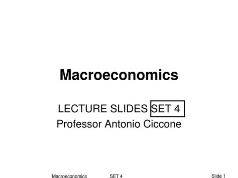 PPT Macroeconomics PowerPoint Presentation Free Download ID