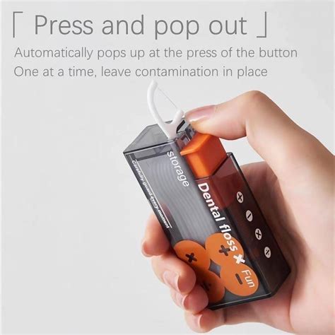 Automatic Portable Floss Pickstorage 10 Floss Picks In Floss Box Shopee Philippines
