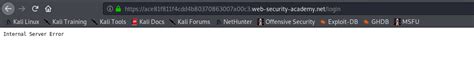Sql Injection Vulnerability Allowing Login Bypass Portswigger Write