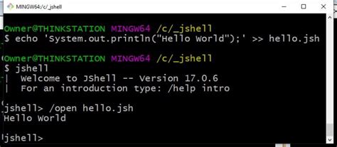 How To Use Jshell In Java