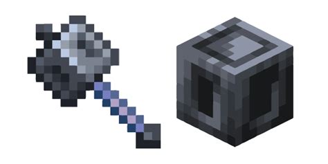 Minecraft Mace And Heavy Core Cursor Custom Cursor
