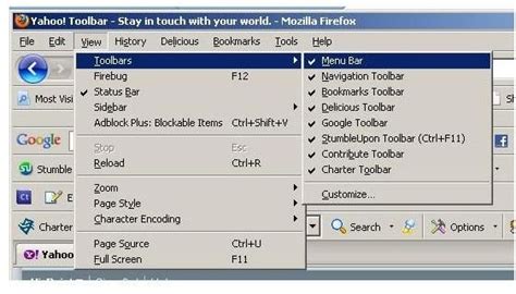 Learn How To Open Tool Bars In Firefox