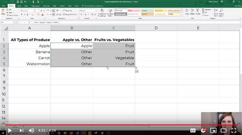how to categorize values in your dataset with if and vlookup