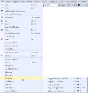 Living And Breathing The World Of Microsoft Expand Or Collapse Regions In Visual Studio