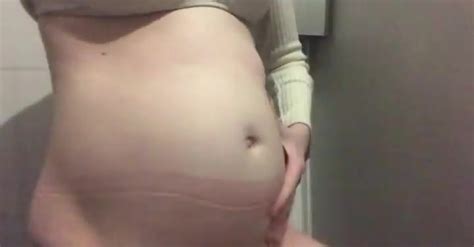 Russian Big Belly Girl Showing Off Part 2