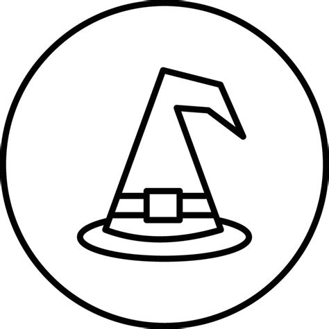 Witch Hat Vector Icon 36742894 Vector Art At Vecteezy
