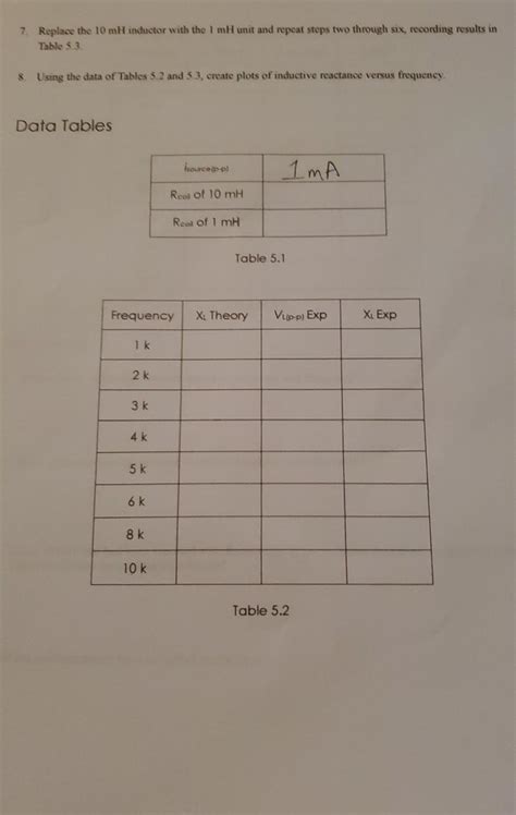 Solved 12 Inductive Reactance Objective Inductive Reactance