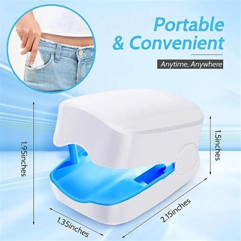 전문 손톱 발톱 진균 청소 레이저 장치 휴대용 회색 보조 도구 광선 요법 램프 C 타입 티몬