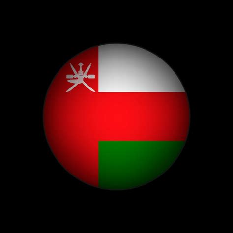 premium vector country oman oman flag vector illustration