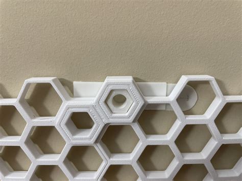 Honeycomb Wall Command Strips Mount By Gminnick Download Free Stl