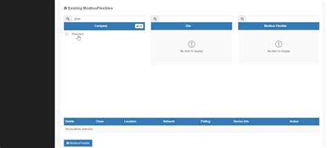 Adding A New Modbus Flexible Location OnPing Automation Platform