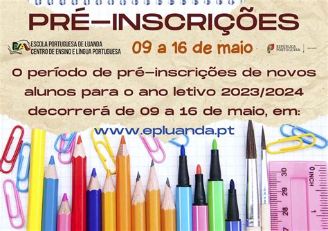 Ficha De Pré Inscrição De Novos Alunos Para O Ano Letivo 2023 2024