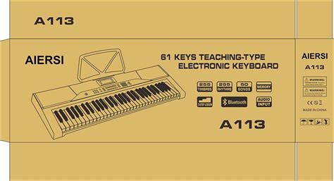 Aiersi Electronic Organ Midi Piano Microphone