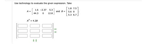 Solved Use Technology To Evaluate The Given Expression