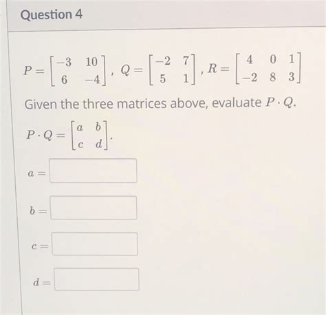 Solved Question 4 3 2 7 4 0 1 P 12 1 R 6 5 1 2 8 3