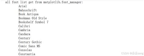 如何matplotlibpyplot（plt）不能显示中文的问题plt显示中文 Csdn博客