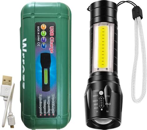 Lampe Edc Rechargeable Usb C Mini Lampe Torche Led Portative 300lm