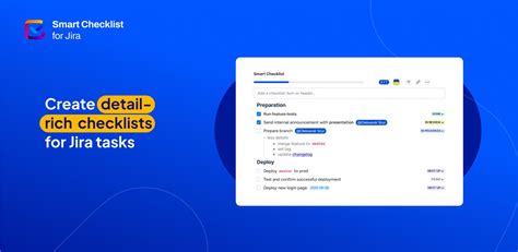 Smart Checklists For Jira Free Atlassian Marketplace