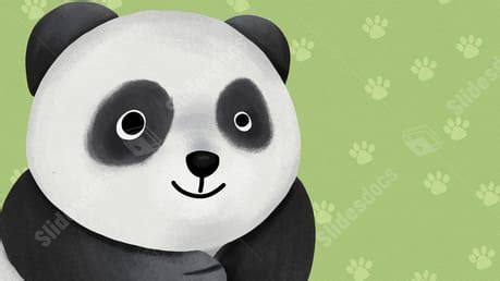 Best Panda Powerpoint Background For Presentation - Slidesdocs.com