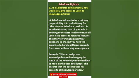 Salesforce Admin Interview Questions And Answers Salesforcefighters Salesforceadministrator
