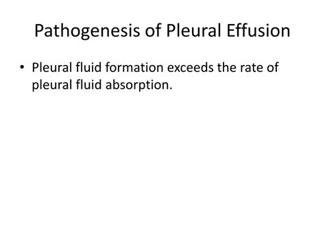 Ppt Physiology Of The Pleural Space Powerpoint Presentation Free