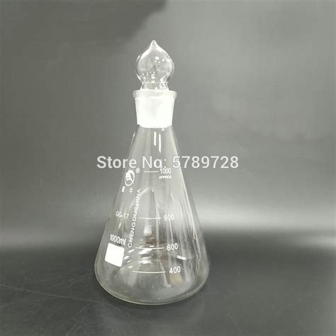 Lab Conical Borosilicate Glass Flask With 19 24 Grandado
