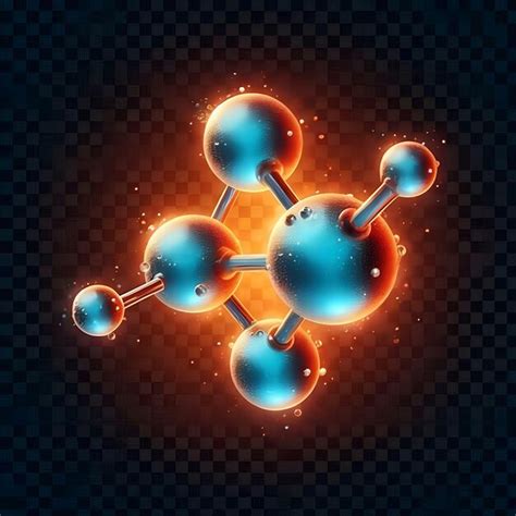Atoms Coming Together To Form Molecules Premium Ai Generated Image