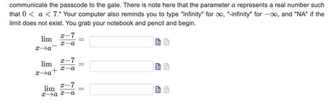 Solved Communicate The Passcode To The Gate There Is Note