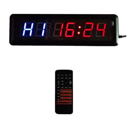 Larger LED Digital Interval Training Timer Best For Gym Crossfit Fitness HIIT Boxing Running