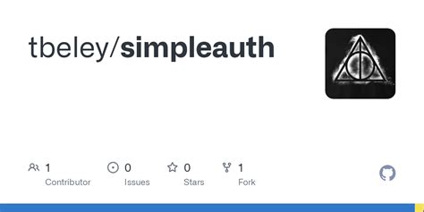 Github Tbeleysimpleauth