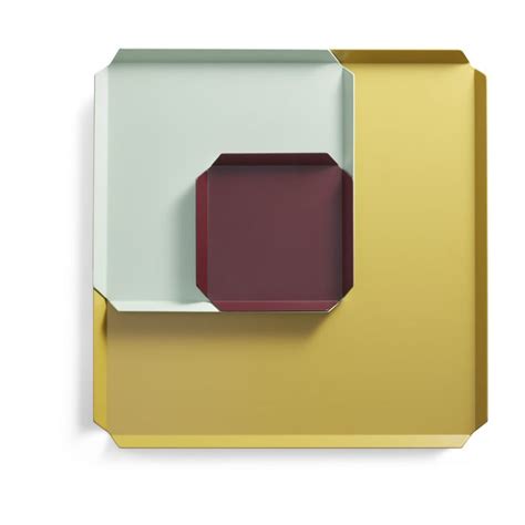 Blu Dot Plateaux En Acier Colorés In 2024 Blu Dot Steel Tray