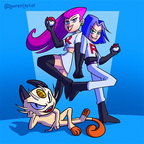 Fly Pow Bye — Laurenlartist Team Rocket