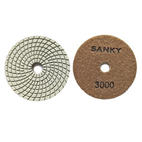 Гибкие полировальные круги Ф100 Спираль 2.4Т ЭКО SANKY #3000 для ...