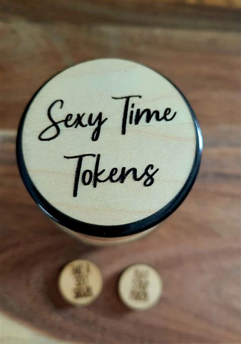 Sexy Time Token Svg Digital File Download Glowforge File Affirmations Jar Laser File Svg