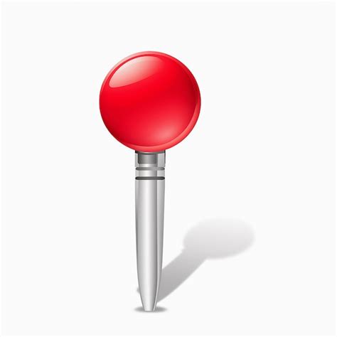 Premium Vector A Red Shiny Object With A Silver Handle