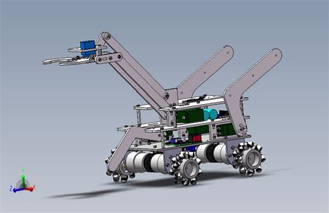 麦轮智能车 SOLIDWORKS 模型图纸下载 懒石网